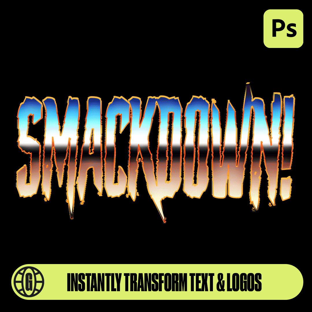 90s Pro Wrestling Text Styles Pack (Vol. 2)