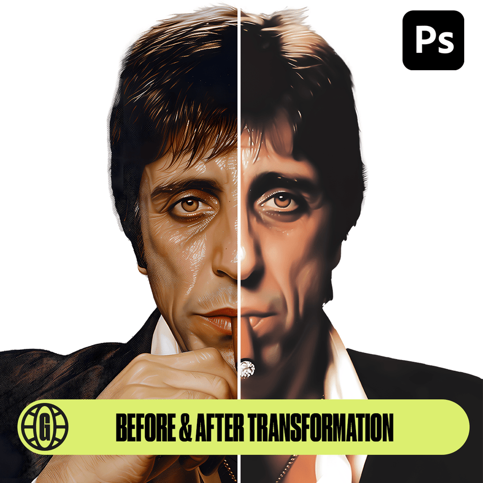 Airbrush Portrait Actions Pack Vol. 1 for Stunning Effects – GFXWRLD®