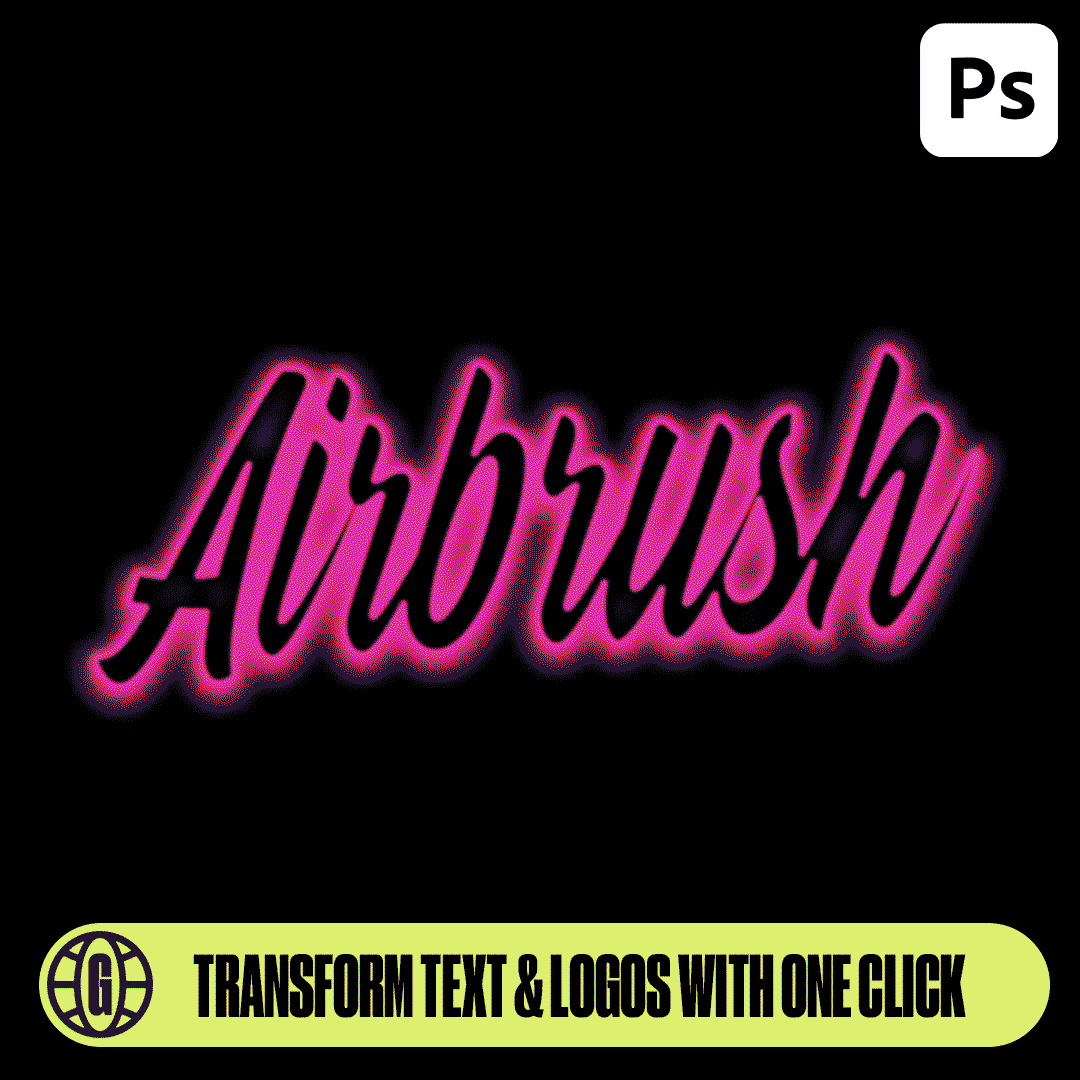 Airbrush Text Styles Pack Vol. 2: Enhance Your Designs