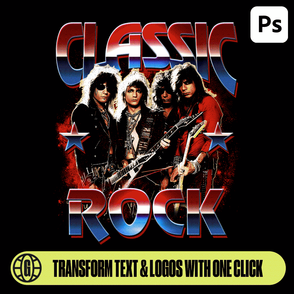 Classic Rock Text Styles Pack Vol. 1 - Unleash Your Vibe! – GFXWRLD