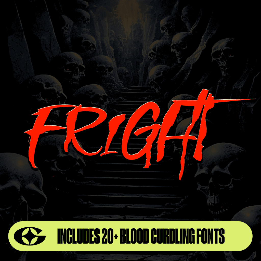 Fright Night Fonts Pack: Spook Up Your Designs Today! – GFXWRLD®