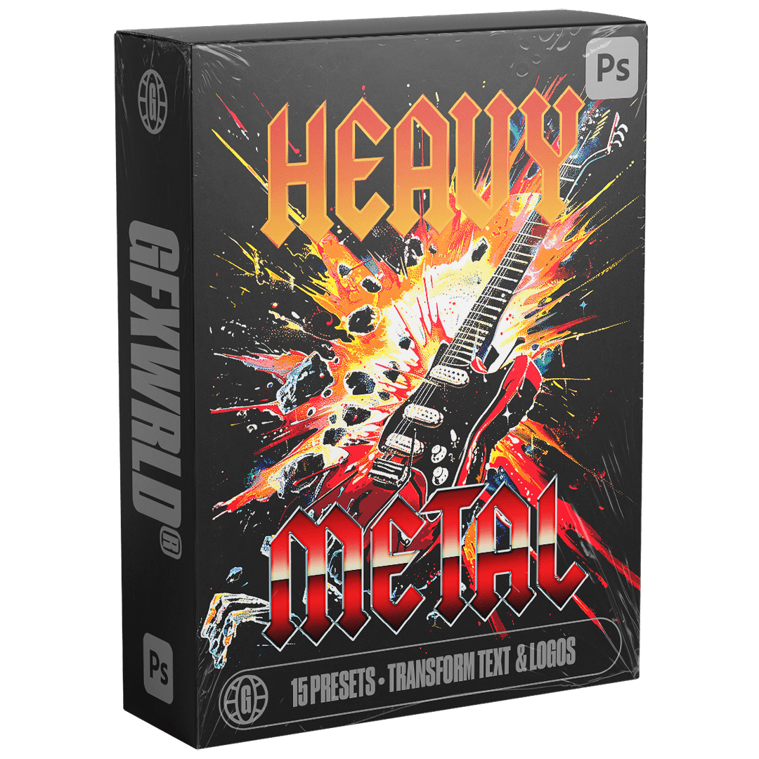 Heavy Metal Text Styles Pack Vol. 2: Bold Designs Await!
