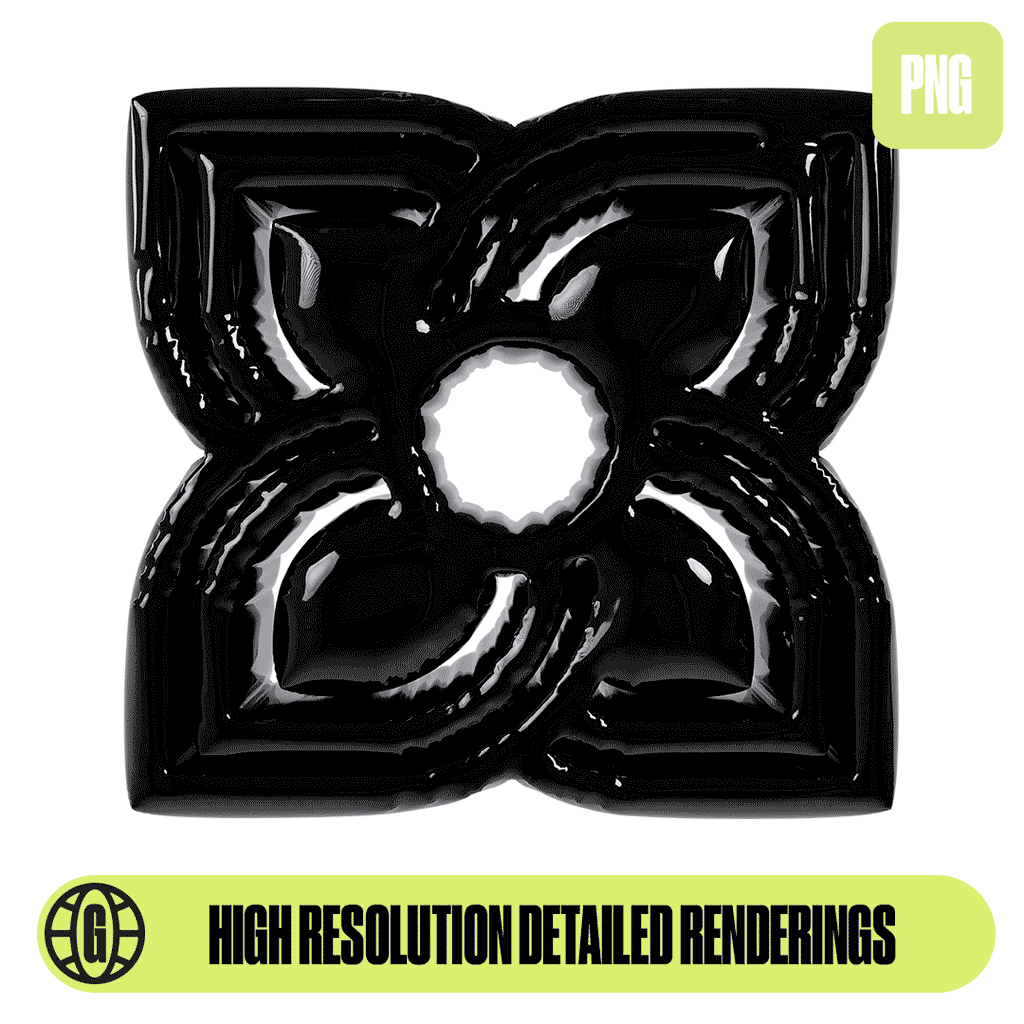 Bold 3d Elements 61 High Res Pngs For Futuristic Designs Gfxwrld®